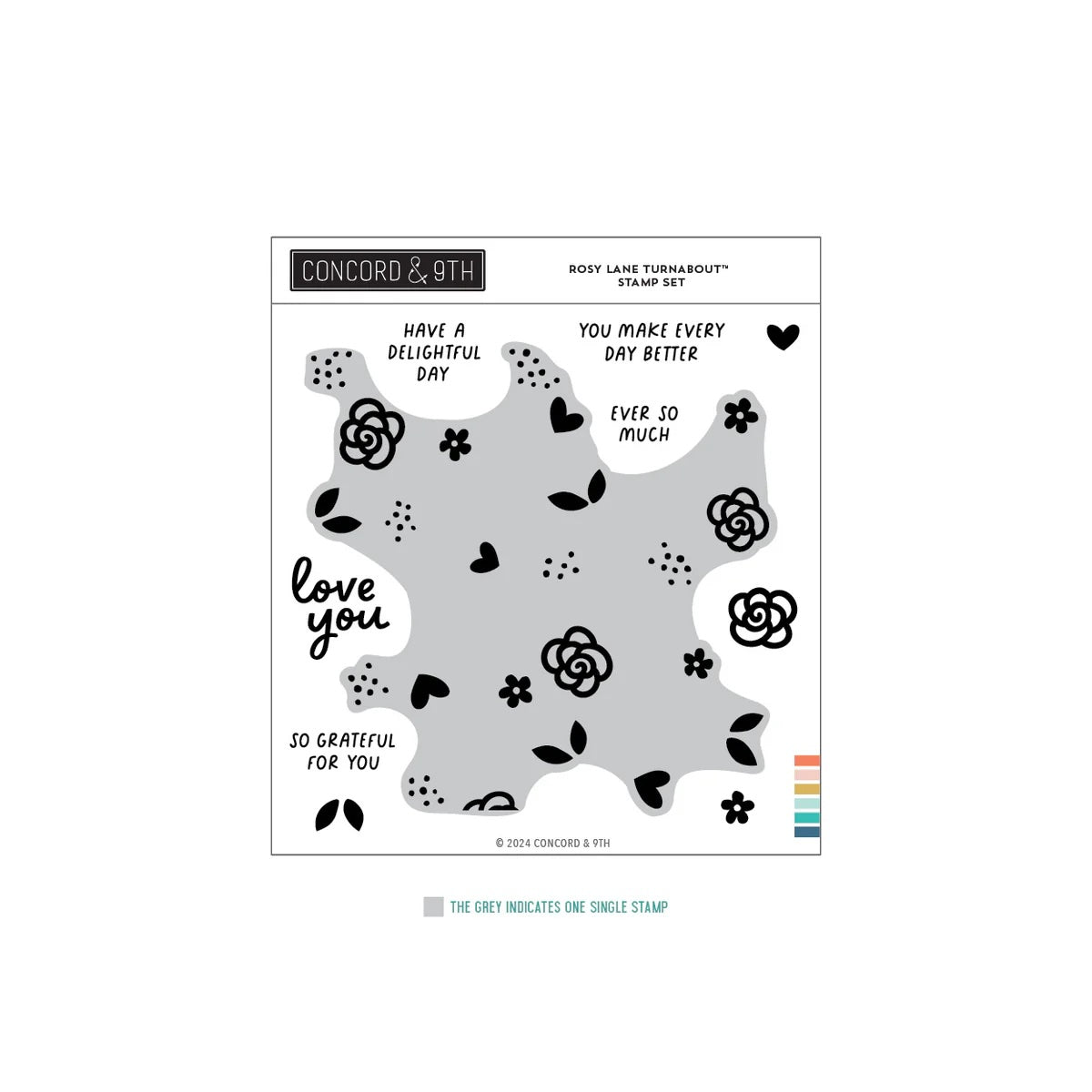 Concord & 9th - Rosy Lane Turnaboutª Stamp Set – Hobby Hoppers