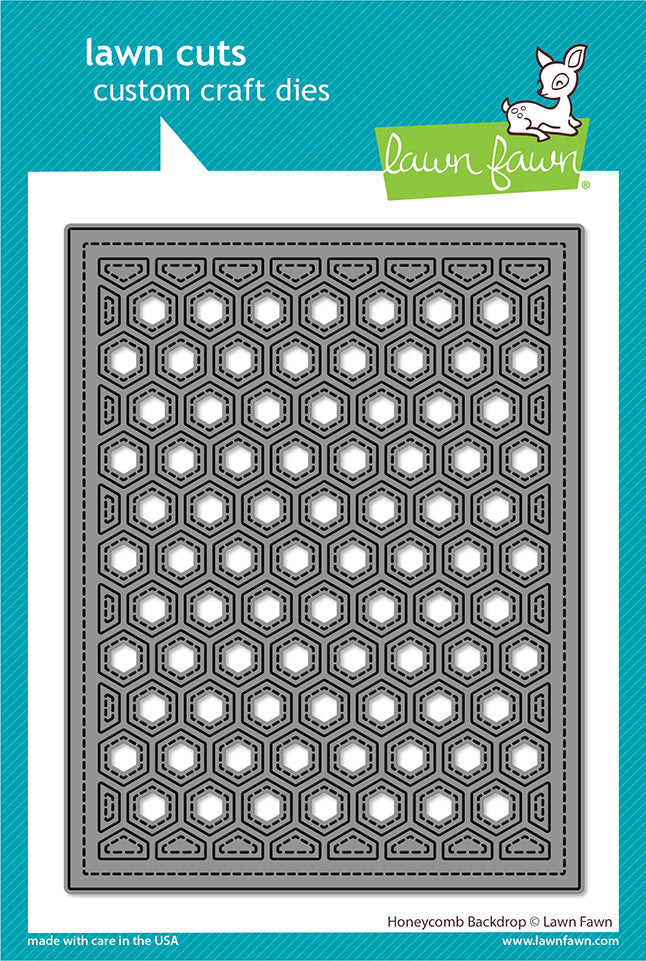 Lawn Fawn LF3142 Honeycomb Backdrop Lawn Cuts Dies – Hobby Hoppers