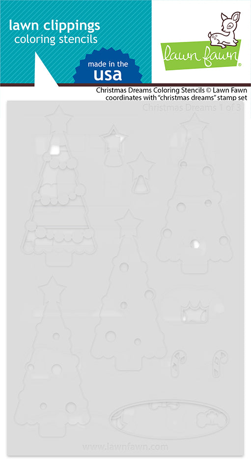 LF3590 - Christmas Dreams Colouring Stencils – Hobby Hoppers