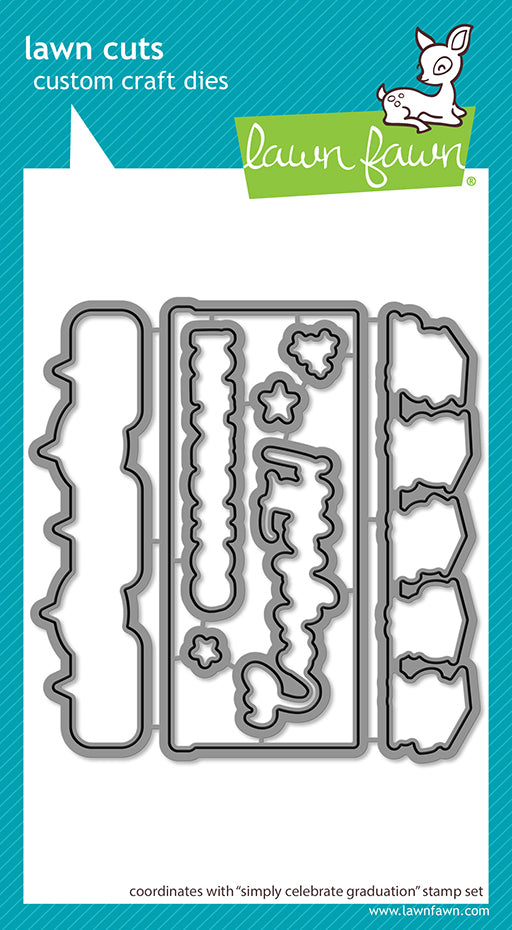 Lawn Fawn - LF3717 - Simply Celebrate Graduation Lawn Cuts – Hobby Hoppers